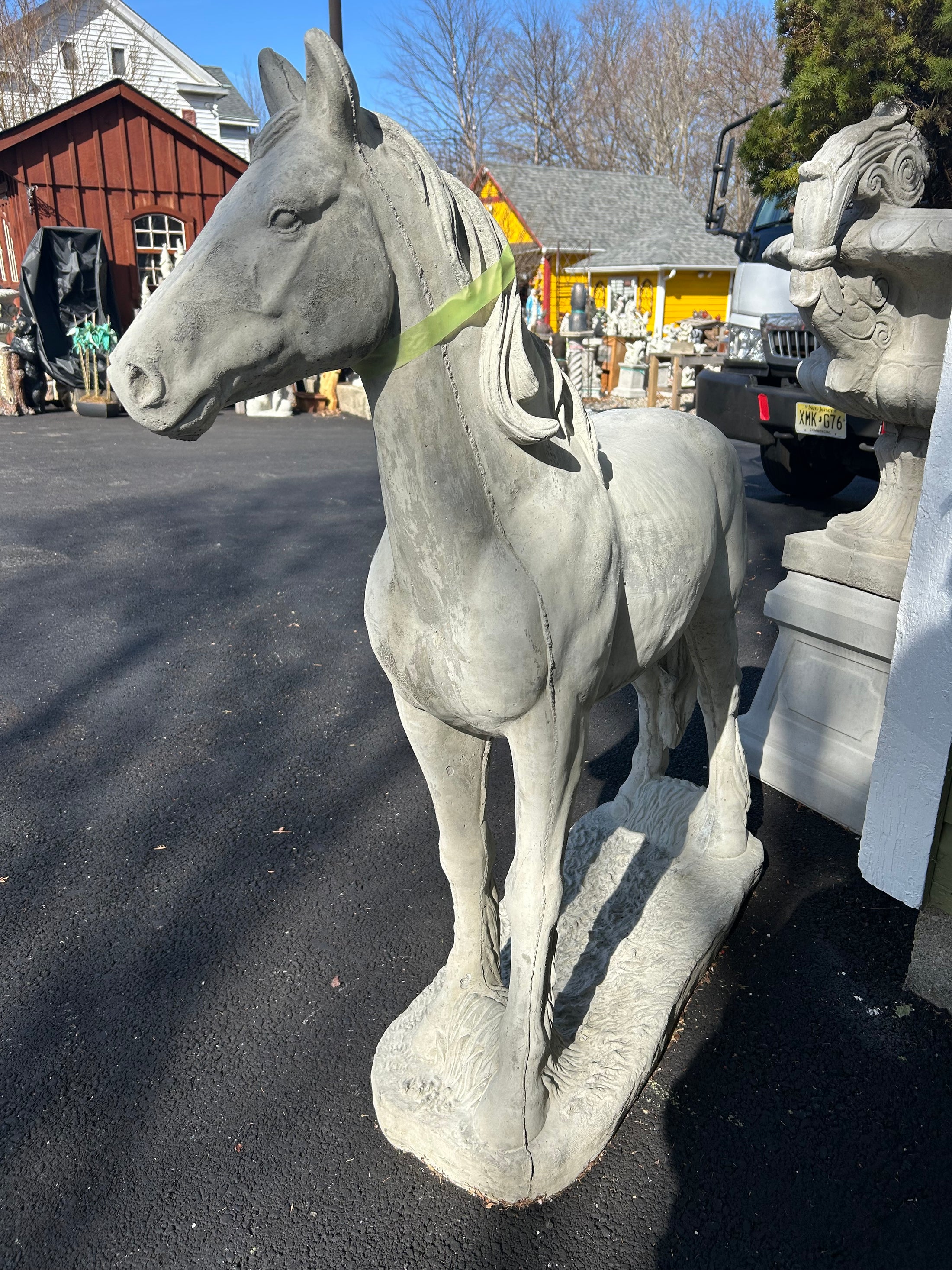 4ft Tall Horse Concrete Statue – Ziegler's Statuary